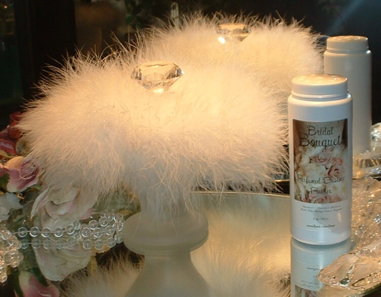 BRIDAL BOUQUET 6 Oz Perfumed Dusting Powder W/ Puff & Stand | Etsy