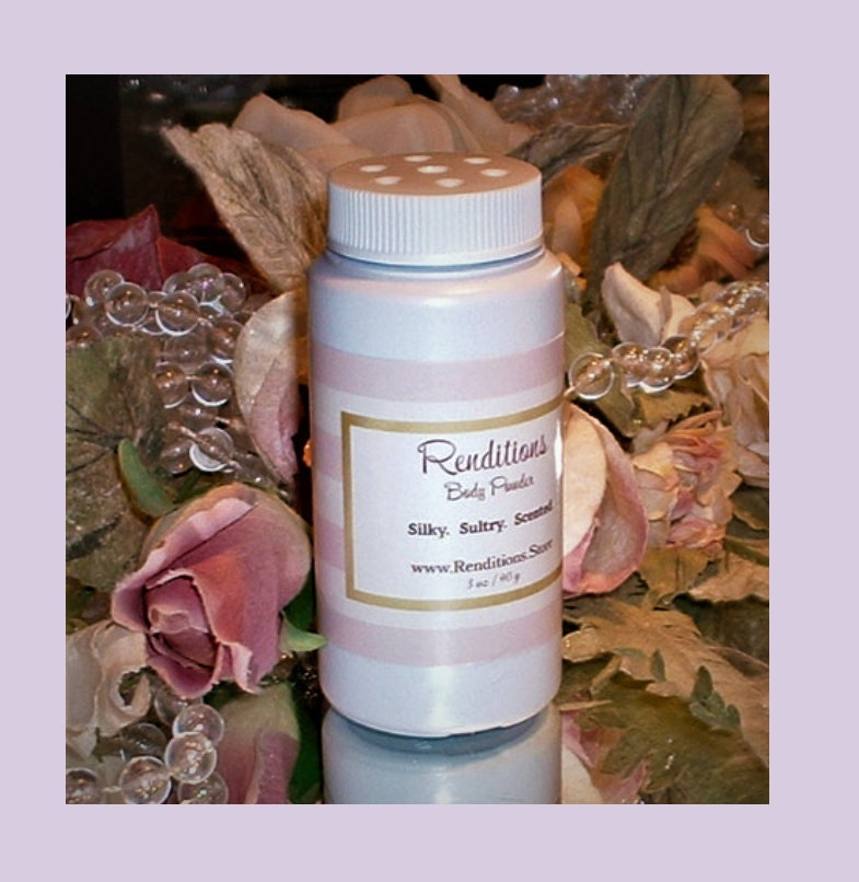 Set of THREE Scented Powder Select THREE Scents Women | Etsy