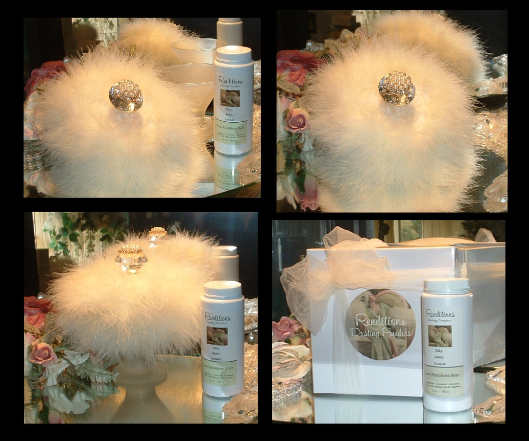 Byzantine ~ 6 Oz Perfume Scented Dusting Powder W/ Puff & Stand by ...