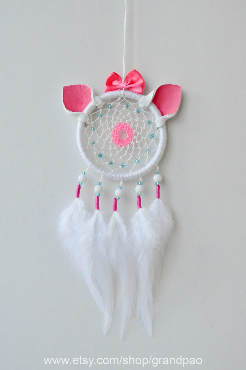 Marie the Cat Dream Catcher Baby Nursery Room Decor - Etsy