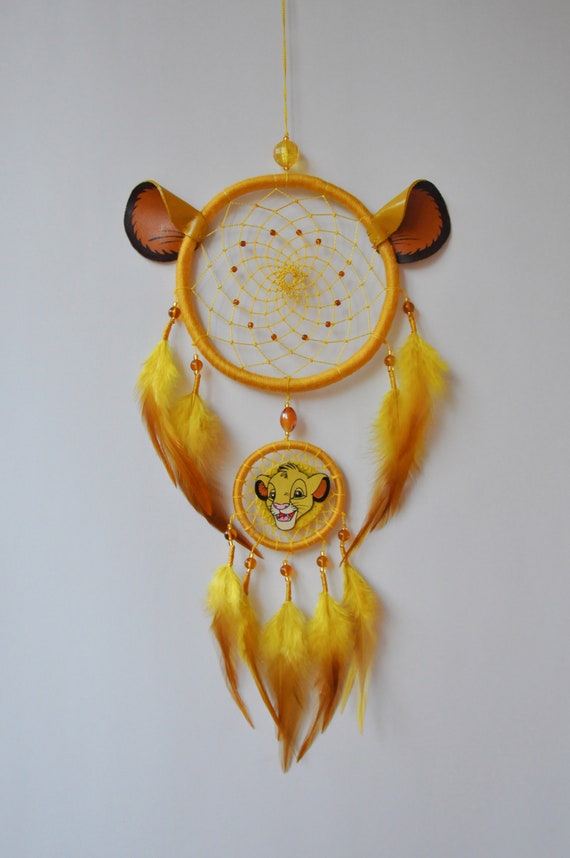 Simba the Lion Dream Cacther King Wall Hanging Fan | Etsy