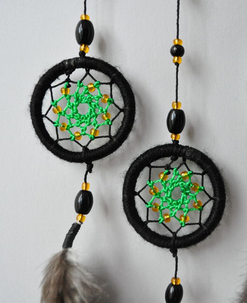 Black Dream Catcher With CUSTOMIZABLE Color Large | Etsy