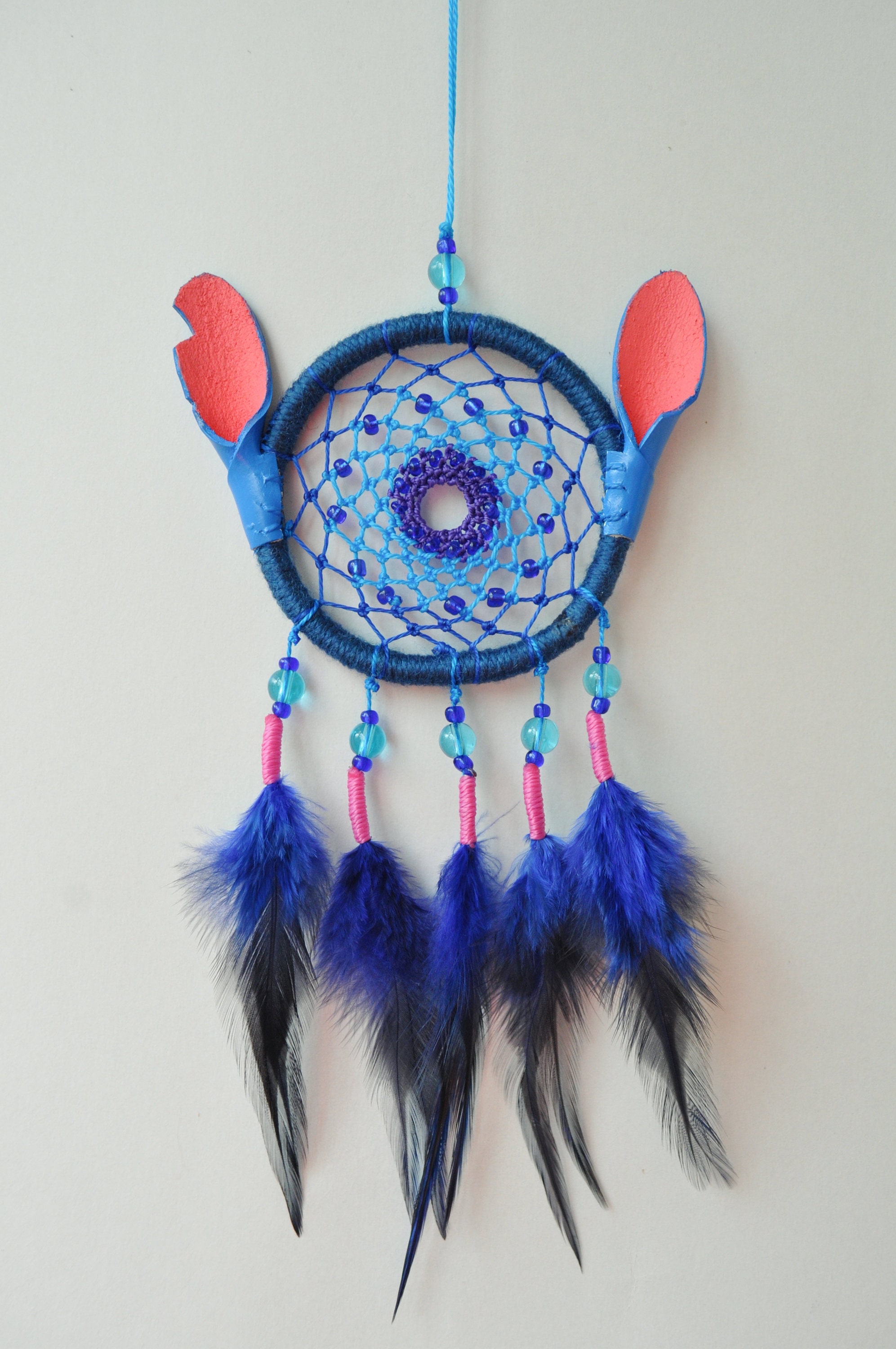 Stitch Inspired Fan Gift Small Dream Catcher Wall Hanging - Etsy