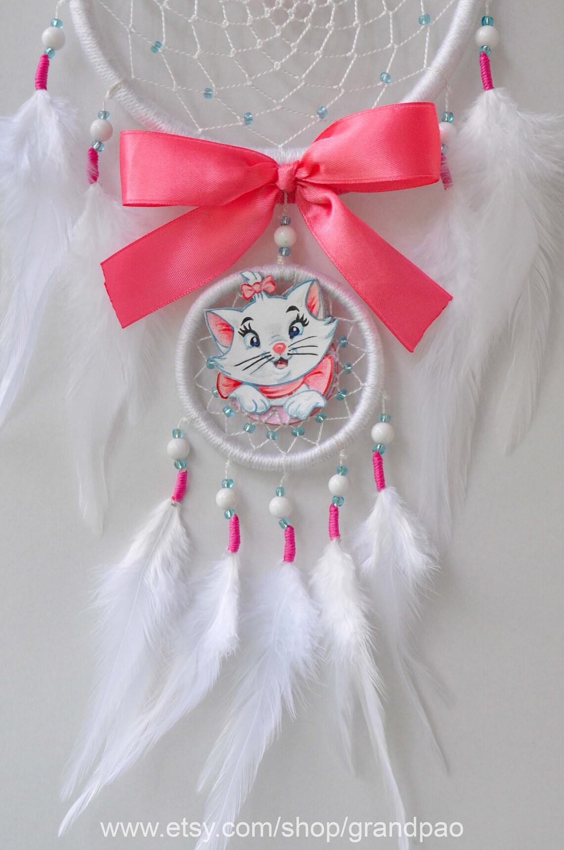 Marie the Cat Dream Catcher Baby Nursery Room Decor - Etsy