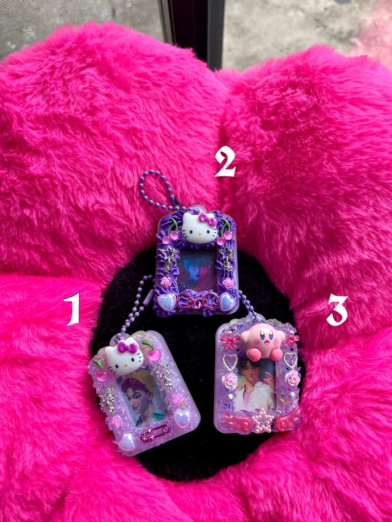 Mini Deco Photo Frame Keychain - Etsy