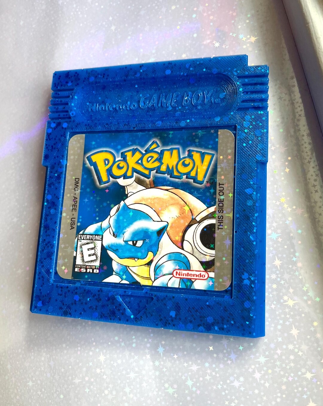 Giant Pokémon Blue Game Boy Color Resin Cartridge Display - Etsy