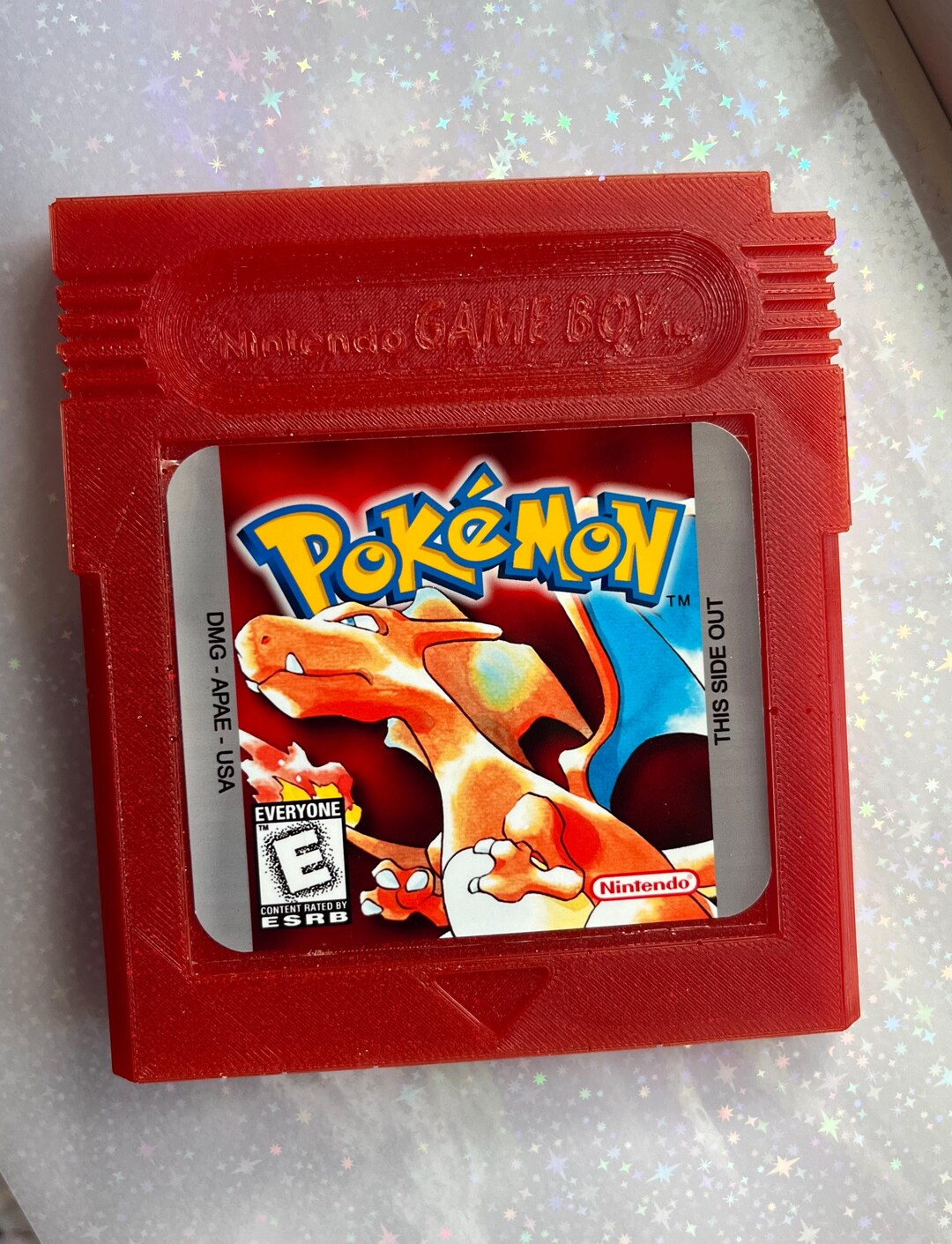 Giant Pokémon Red Game Boy Color Resin Cartridge Display - Etsy