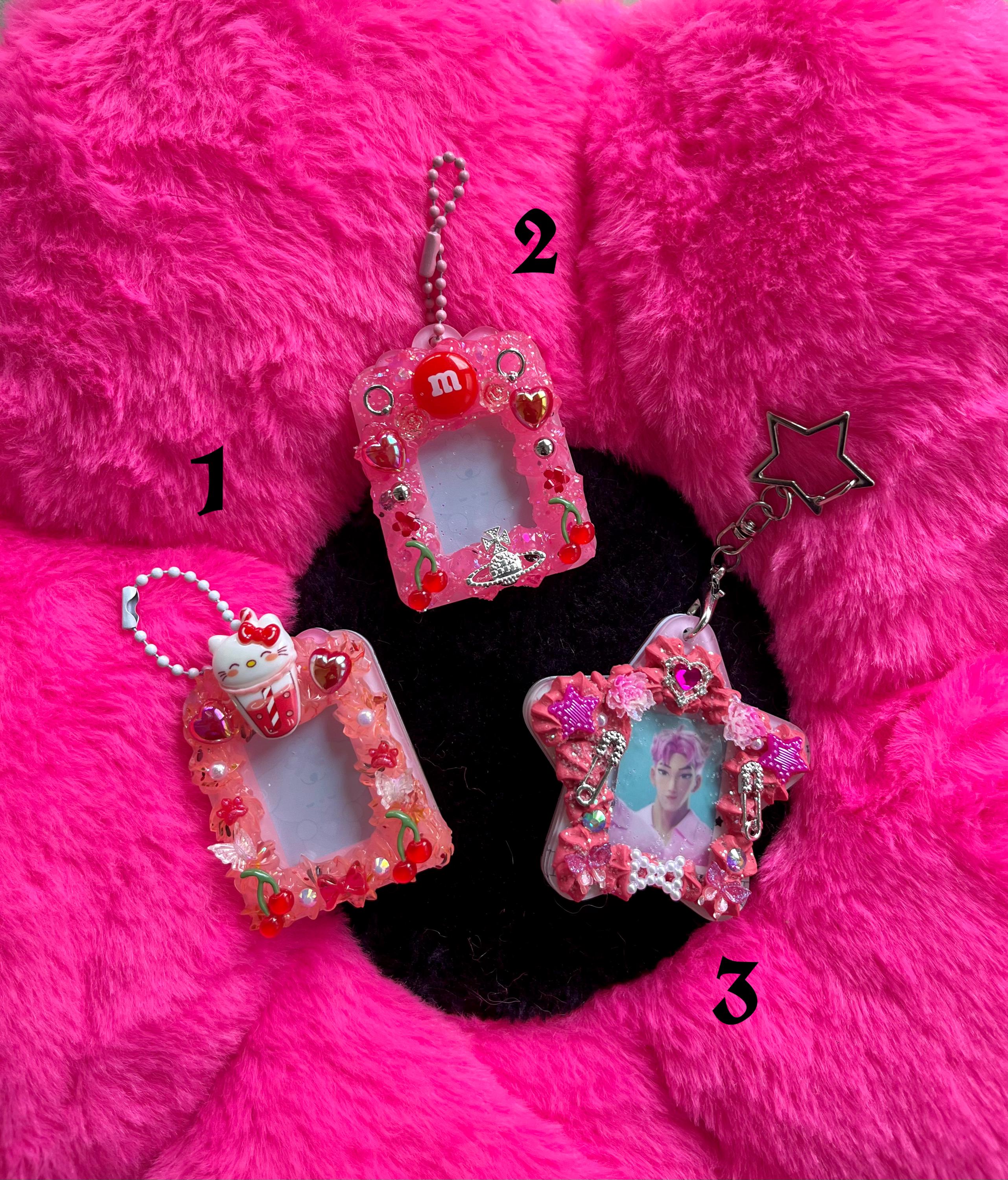 Mini Deco Photo Frame Keychain - Etsy