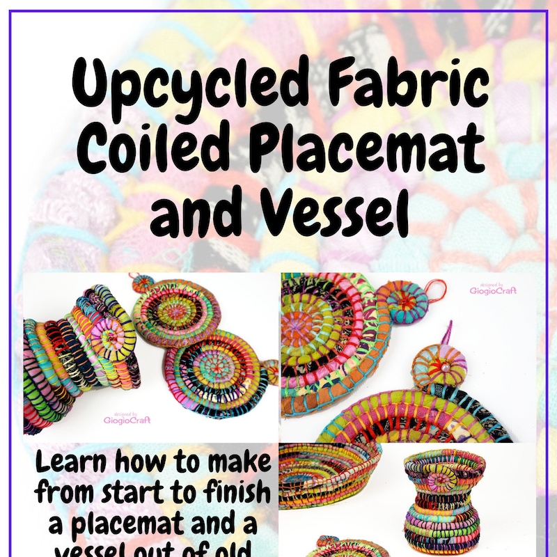 Fabric Basket Coiled - Etsy