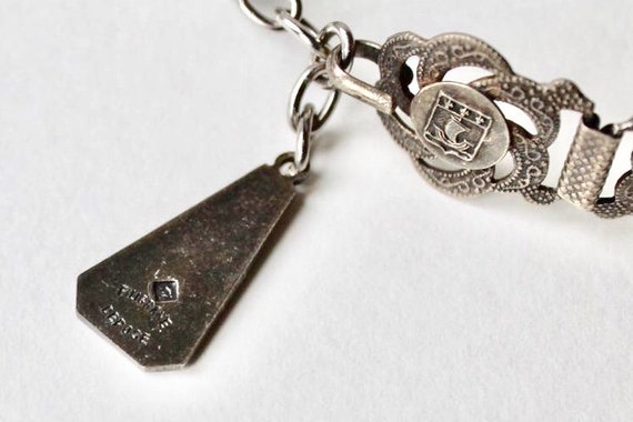 Vintage Filigrane Depose Art Deco Paris souvenir silv… - Gem