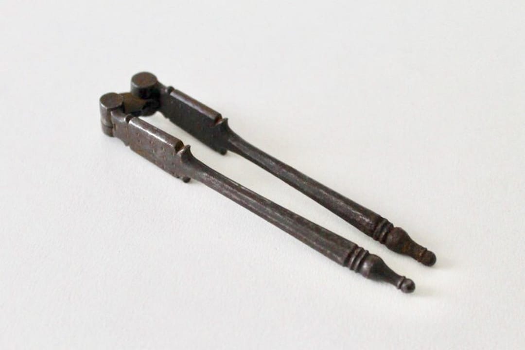 Antique Victorian Reversible Metal Nutcracker. Decorative Antique Early ...