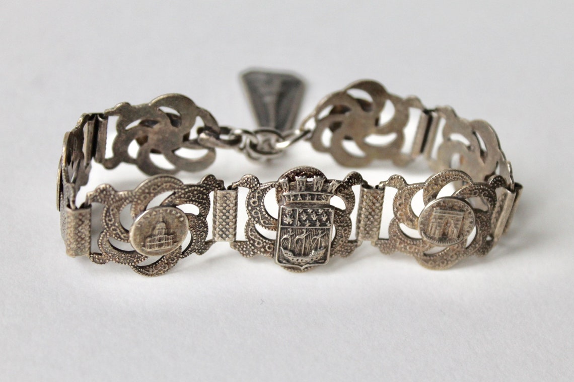 Vintage Filigrane Depose Art Deco Paris Souvenir Silver - Etsy UK