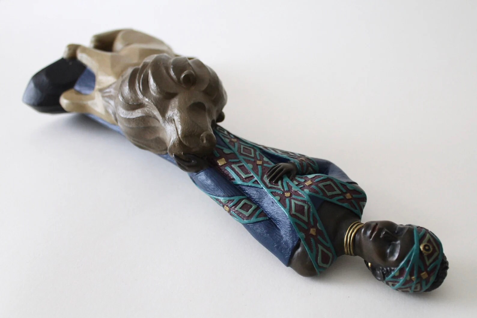 Vintage Mahogany Princess Figurine. Enesco African Princess - Etsy