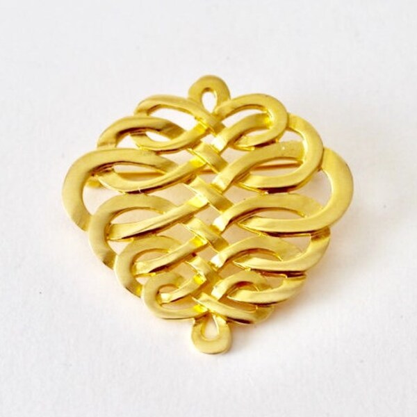Celtic Knot Brooch - Etsy