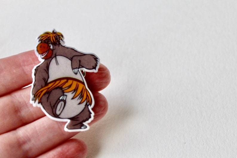Vintage Disney Jungle Book Baloo Badge. Baloo Disney Jungle | Etsy