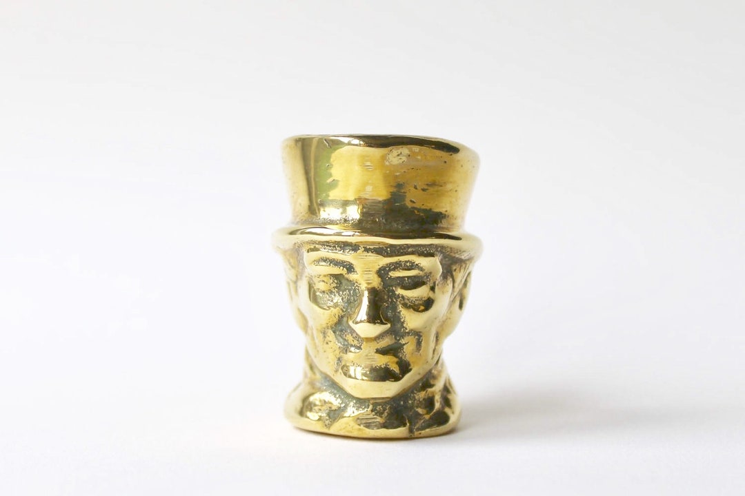 Vintage Mini Solid Brass Toby Jug 1950's Figurine. Toby Jug Brass Mini ...