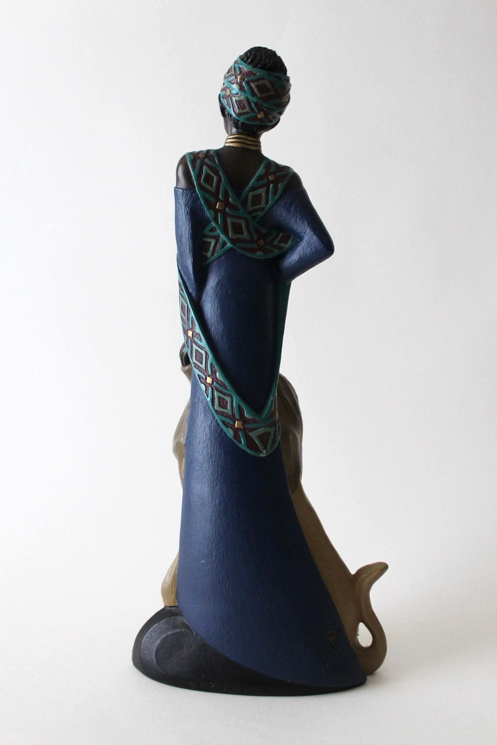 Vintage Mahogany Princess Figurine. Enesco African Princess - Etsy