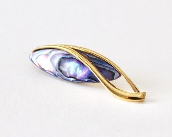 Ariki Paua Brooch - Etsy