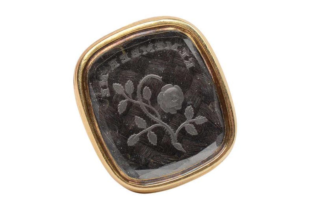Remember Me - Rose Motif Intaglio Gold Fob Seal - Etsy