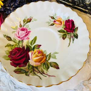 Royal Albert Kings Ransom Three Roses Teacup and Saucer in Red, Yellow ...