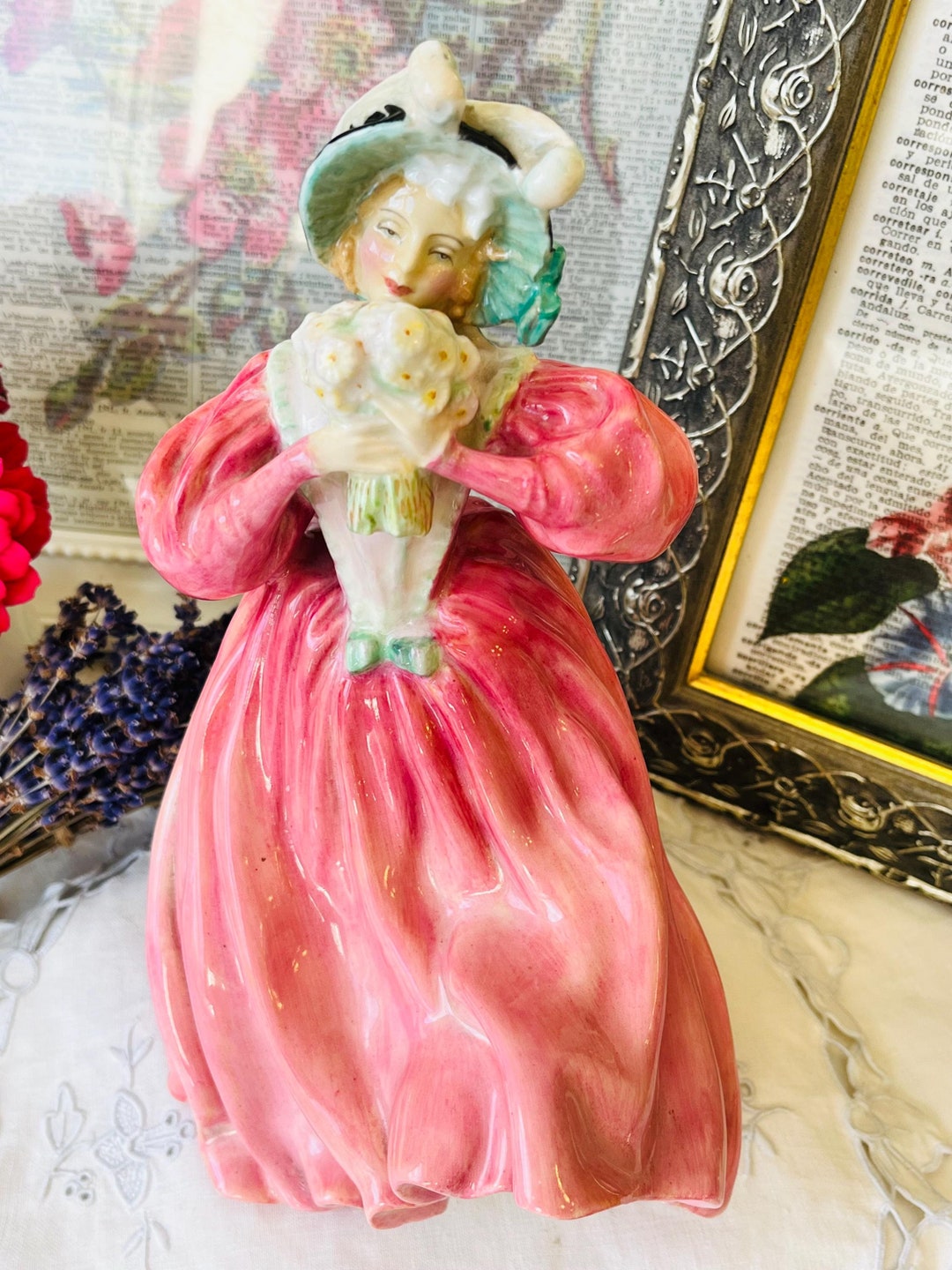 Royal Doulton Figurine Marguerite HN 1928, Vintage Home Decor, Mid ...