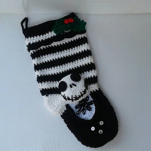 Nightmare Before Christmas Jack Skeleton Stocking - Etsy