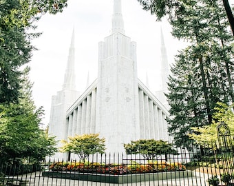 Portland, Oregon LDS Temple Digital Download SVG File PNG File Vector ...