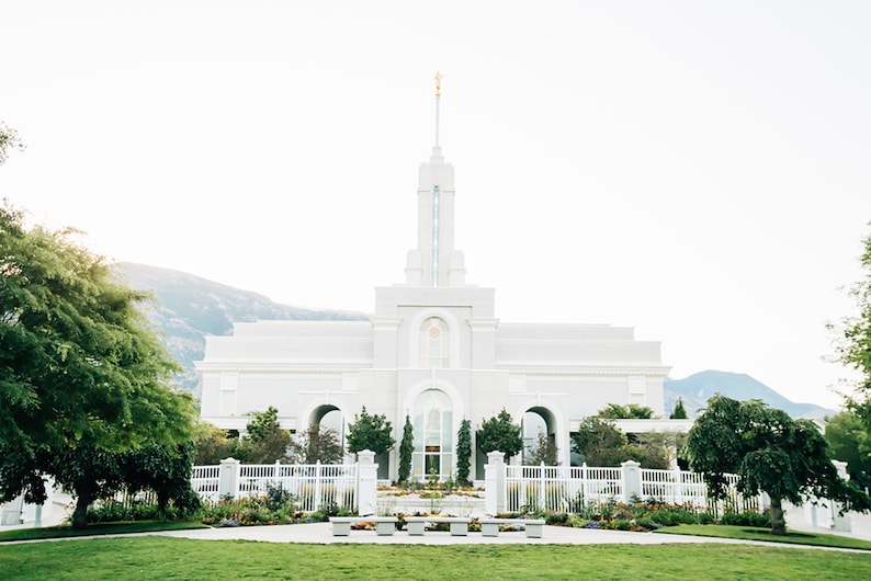 Mount Timpanogos Temple 3 - Etsy