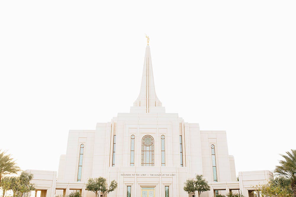 Gilbert Arizona Temple Bright - Etsy