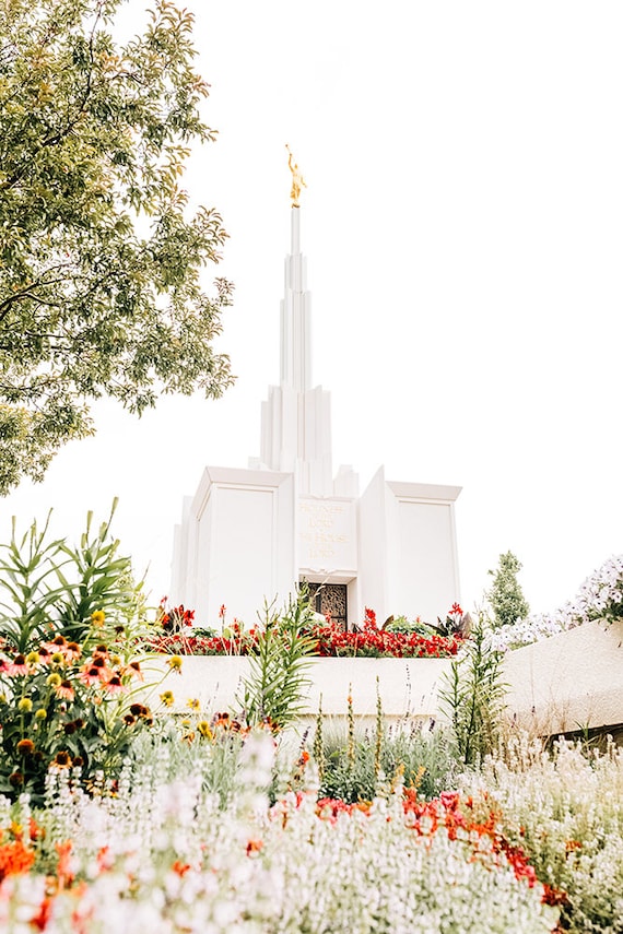 Denver Colorado Temple Flowers | Etsy