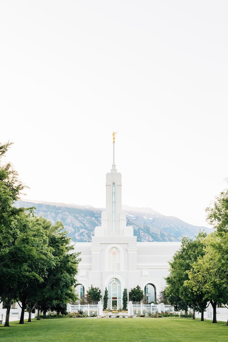 Mount Timpanogos Temple 6 - Etsy