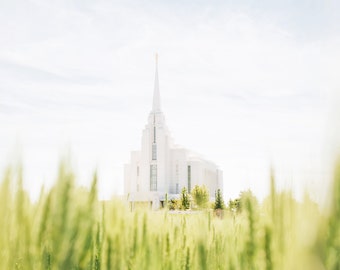 Printable Rexburg Idaho Temple Coloring Page - Etsy