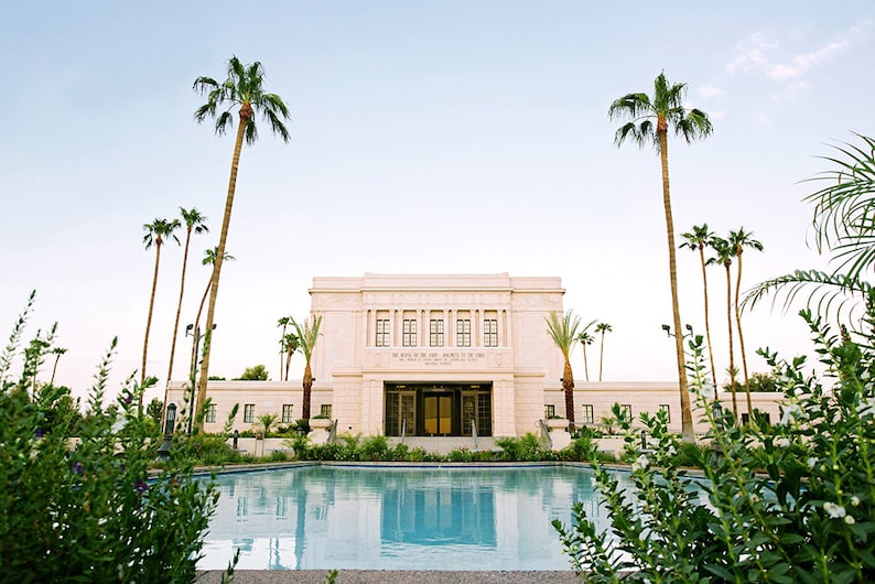 Mesa Arizona Temple Pool - Etsy