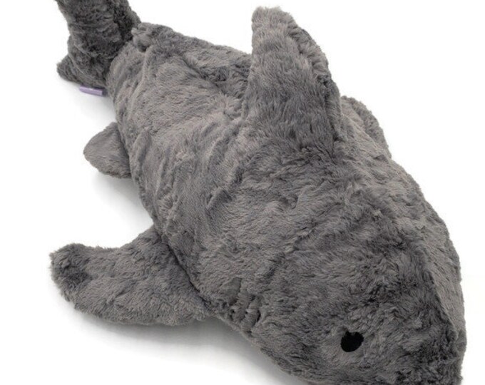 Weighted Plush Shark - Etsy