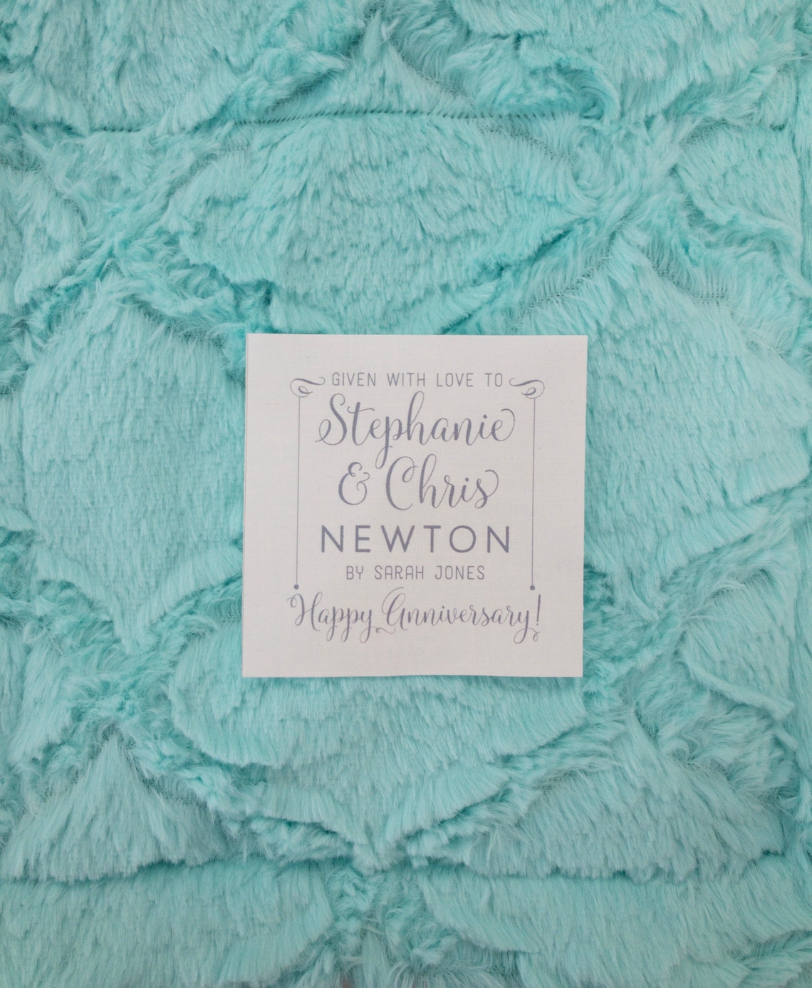 Custom Personalized Blanket Label - Etsy