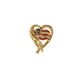 Avon heart pin | Etsy