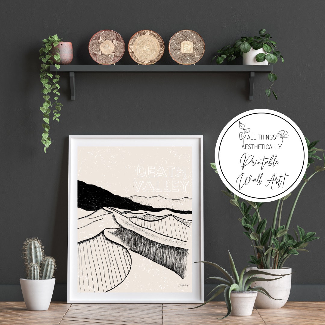 Death Valley National Park Printable Art, Wall Decor, Wall Art, Home ...