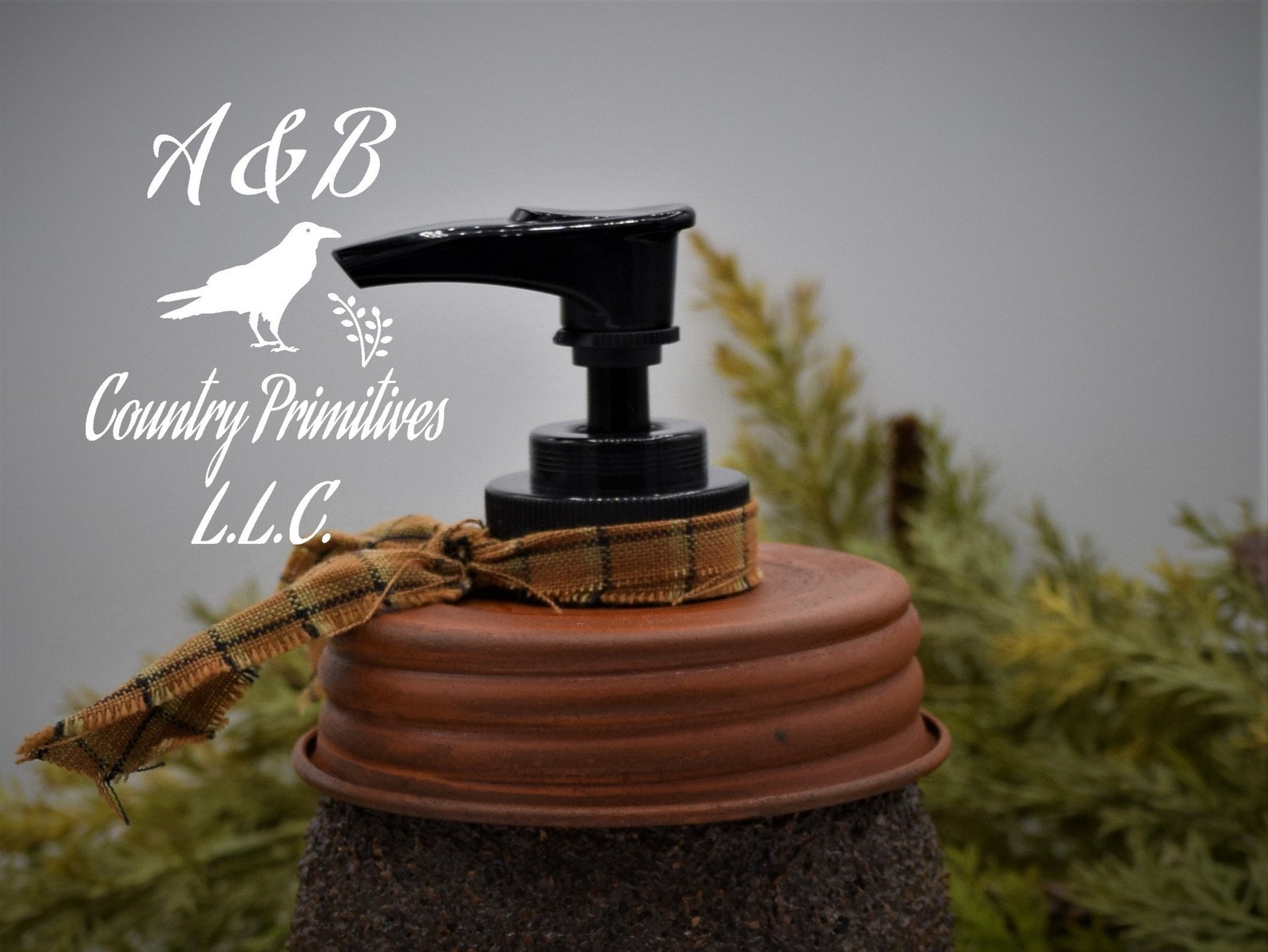 Old Crow Hand Soap Dispenser Grubby Mason Jar With Soap Pump - Etsy