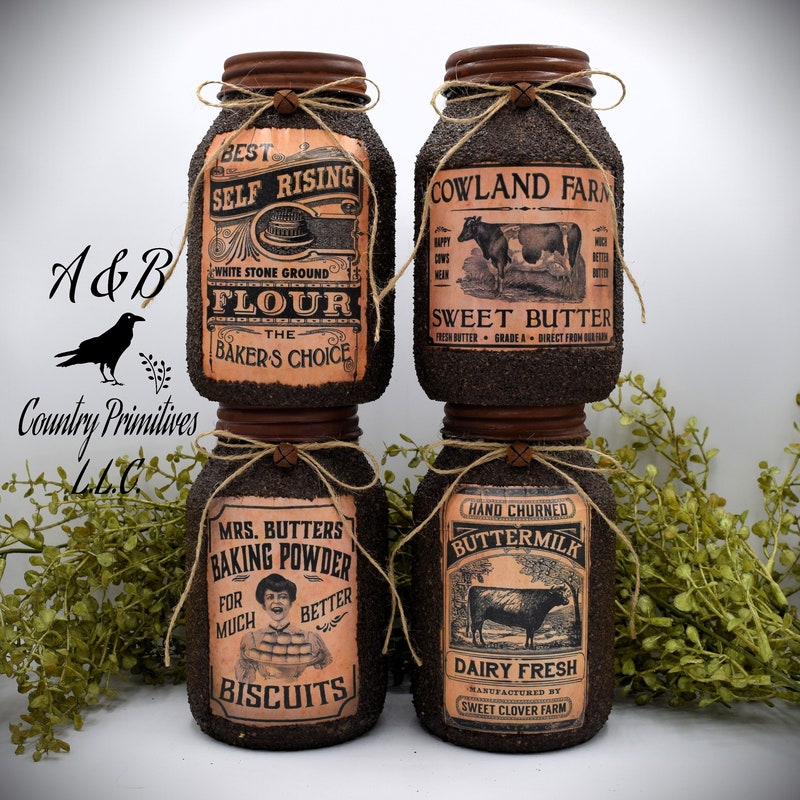 Primitive Labels - Etsy