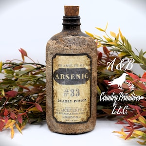 Primitive Apothecary Potion Bottles – Halloween Rustic Cottagecore ...