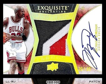 Michael Jordan Patch Card - Etsy