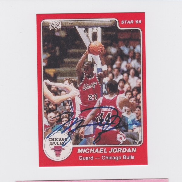 Michael Jordan Signature - Etsy