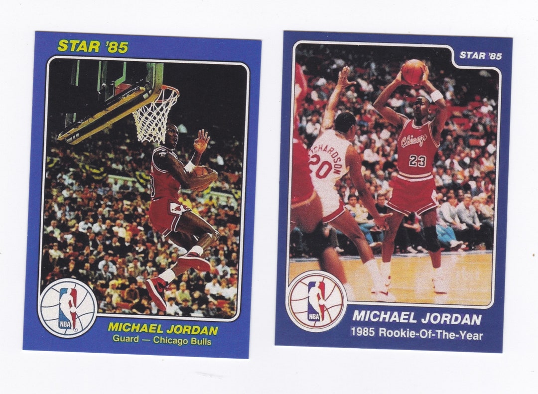 2 Michael Jordan Rookie of Year & Dunk Dollar Special 2 Cards - Etsy