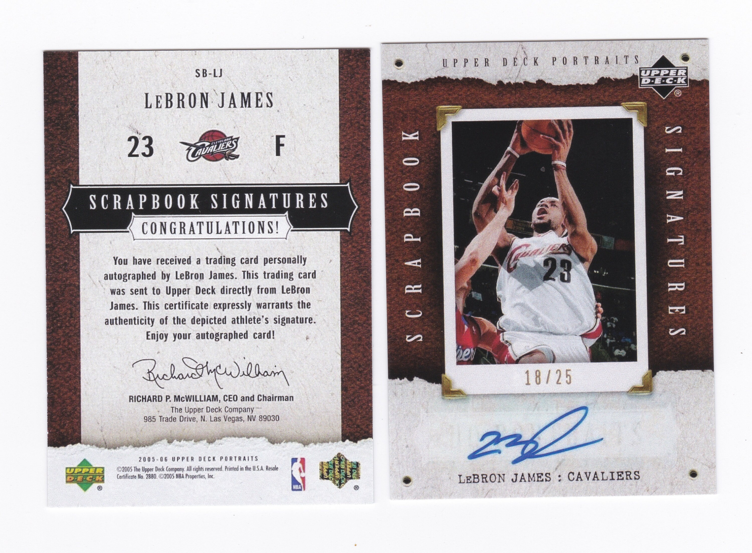 Lebron James Signature On Paper