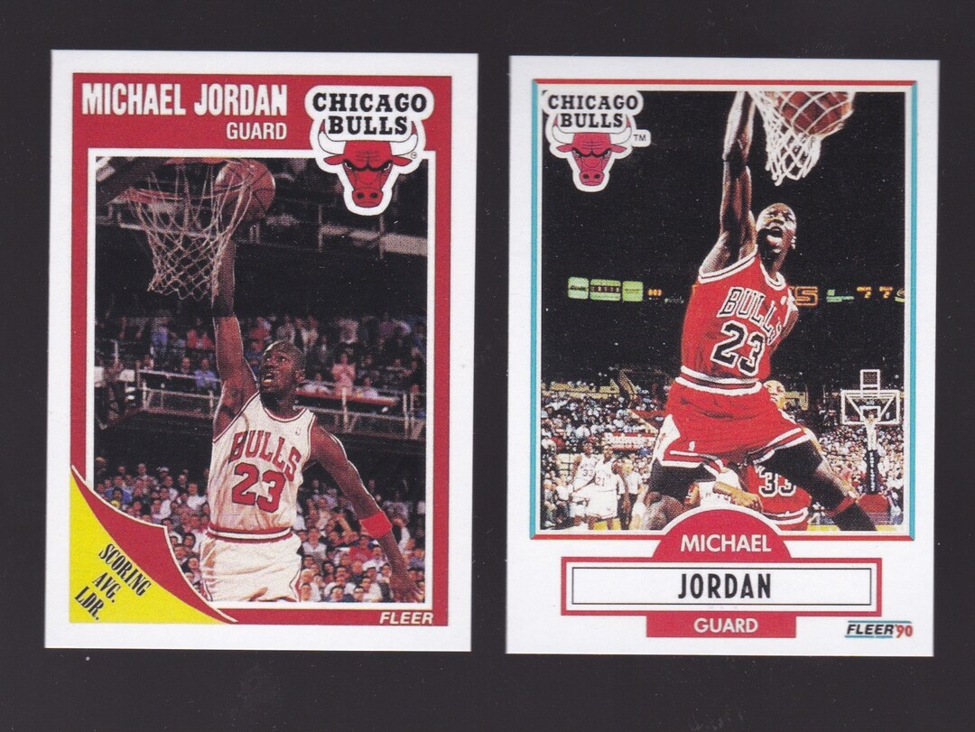 Michael Jordan 2 Cards/reprints 1989. 1990 Classic Dunks by Mj - Etsy