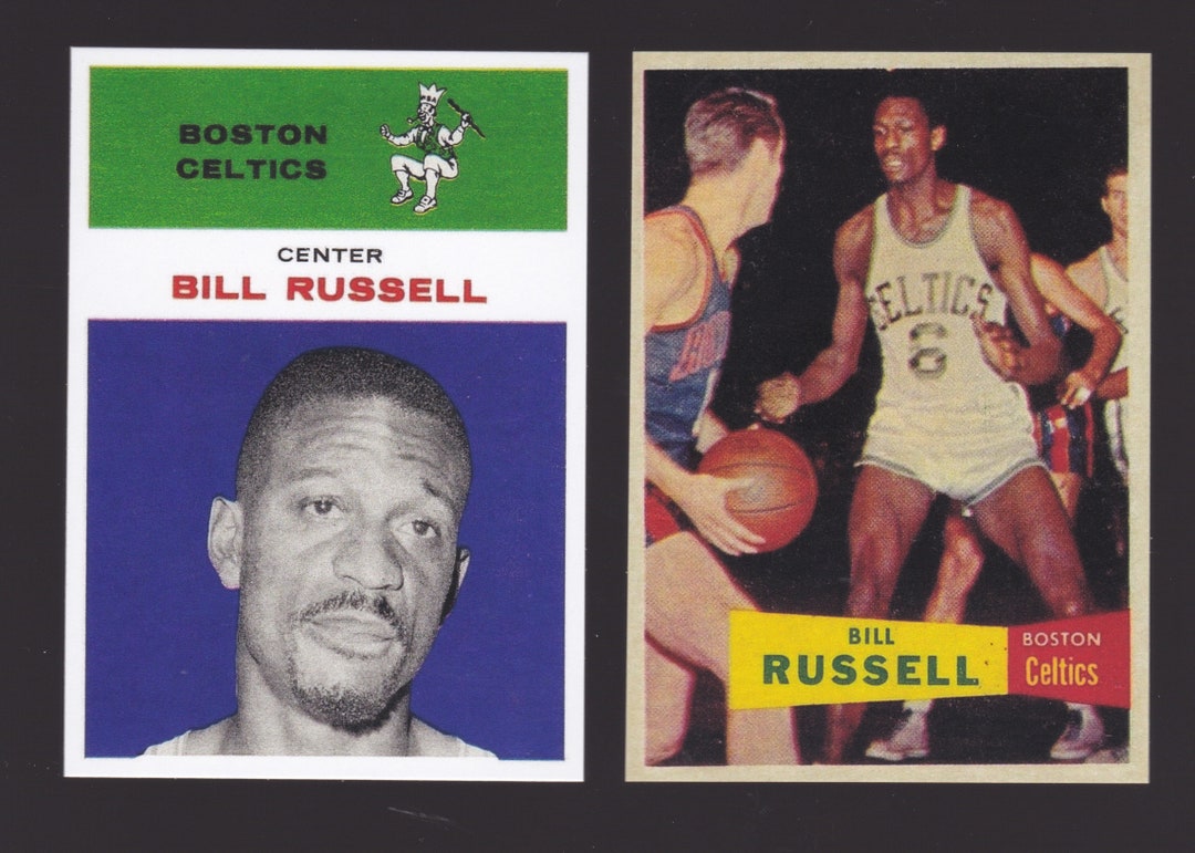 Bill Russell Rookie 1957 Reprint Boston Celtics 1961 - Etsy UK