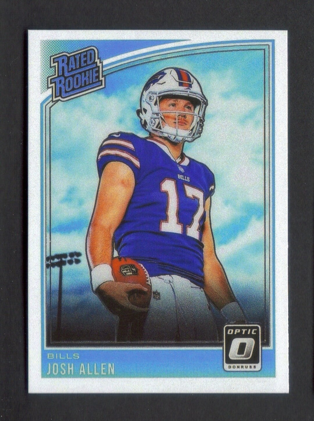 JOSH ALLEN Rated Rookie Reprint Card Buffalo Bills U of Wyoming - Etsy