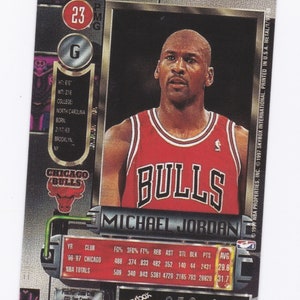 RED Version 1997 Metal Universe Precious Metal Gems Michael Jordan ...