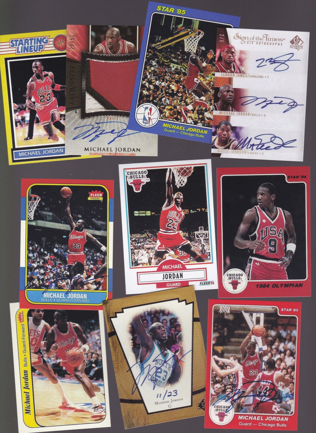 Michael Jordan Ultimate Collection 20 Different Cards LK - Etsy