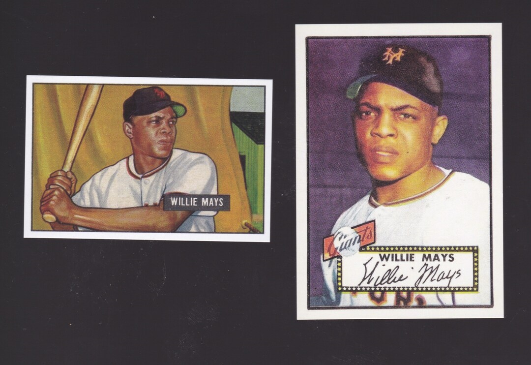 Rookie Reprints 1951-1952 WILLIE MAYS Sey Hey Kid New York - Etsy